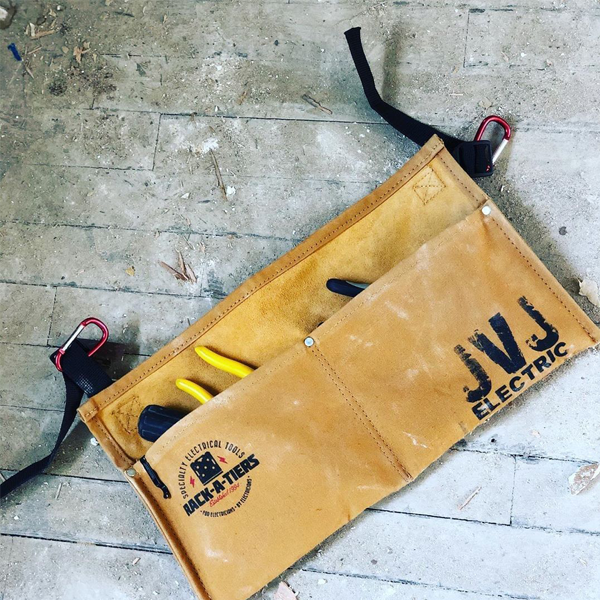 Snap Sack – Canvas/Leather Tool Apron – Rack-A-Tiers Mfg.